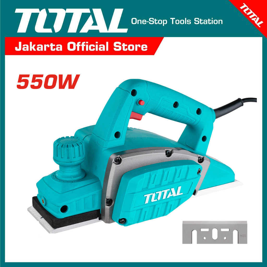 Jual TOTAL Electric planer TL5508216 - Mesin Serut Kayu 550W | Shopee ...