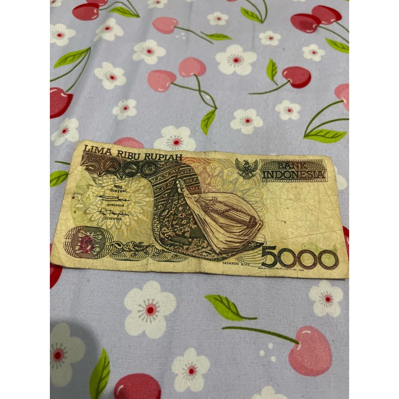 Jual Uang 5 Ribu Sasando TE1992 | Shopee Indonesia