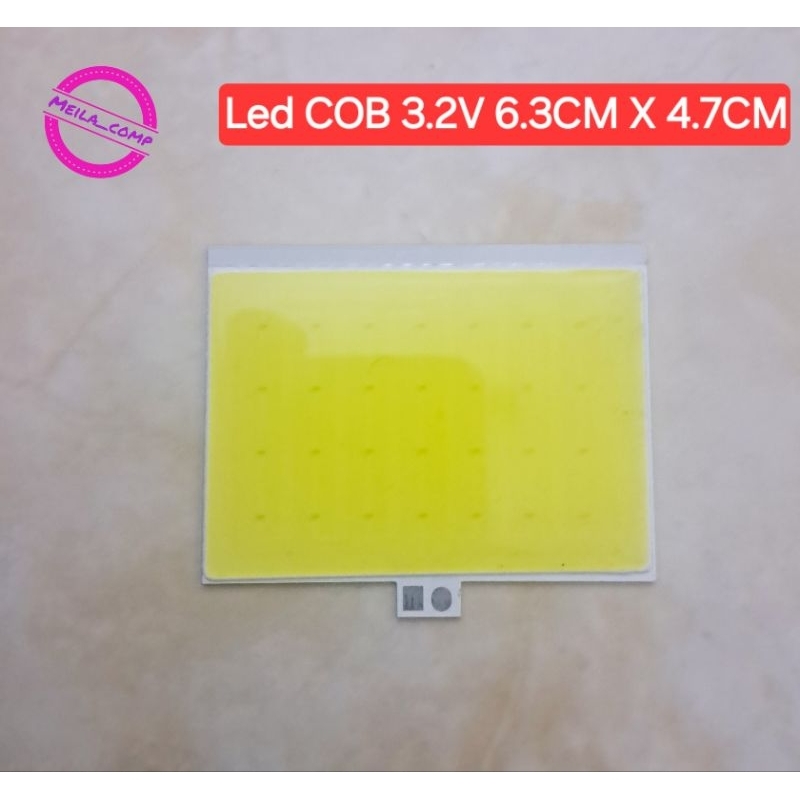 Jual Led cob 3.2V 15wat Cahaya putih dimensi 6.3 x 4.7cm | Shopee Indonesia