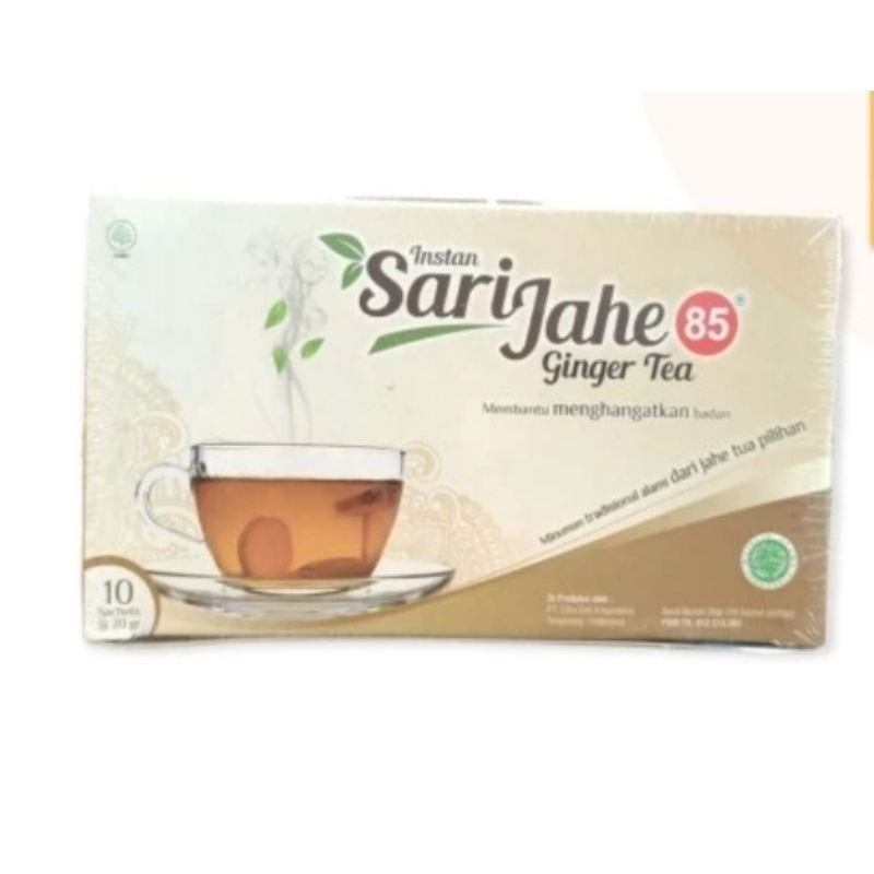 Jual Sari Jahe 85 isi 10 sachet - teh masuk angin,hangat dan segar ...