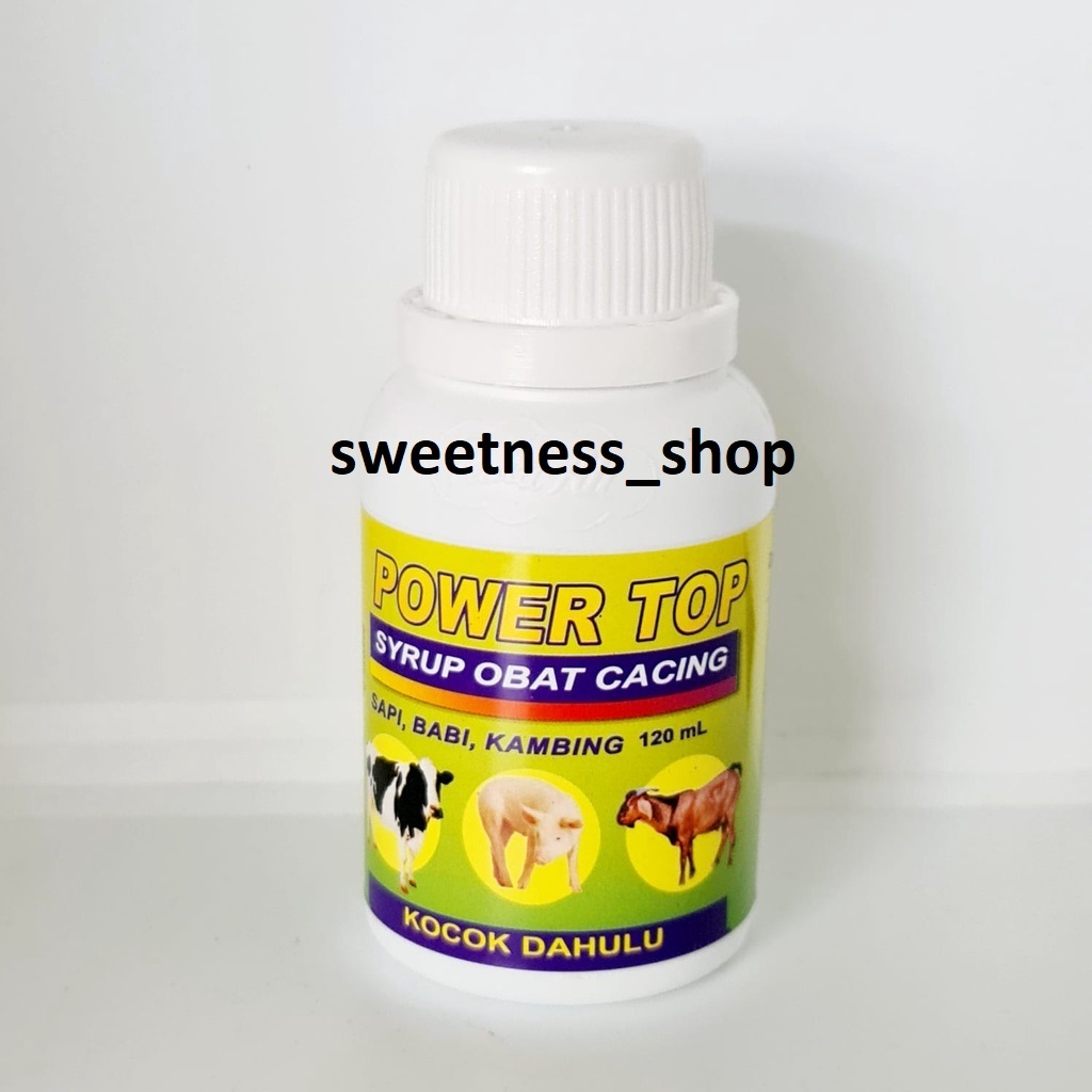 Jual POWER TOP 120ml Raid All - Syrup Obat Cacing sapi kambing babi ...