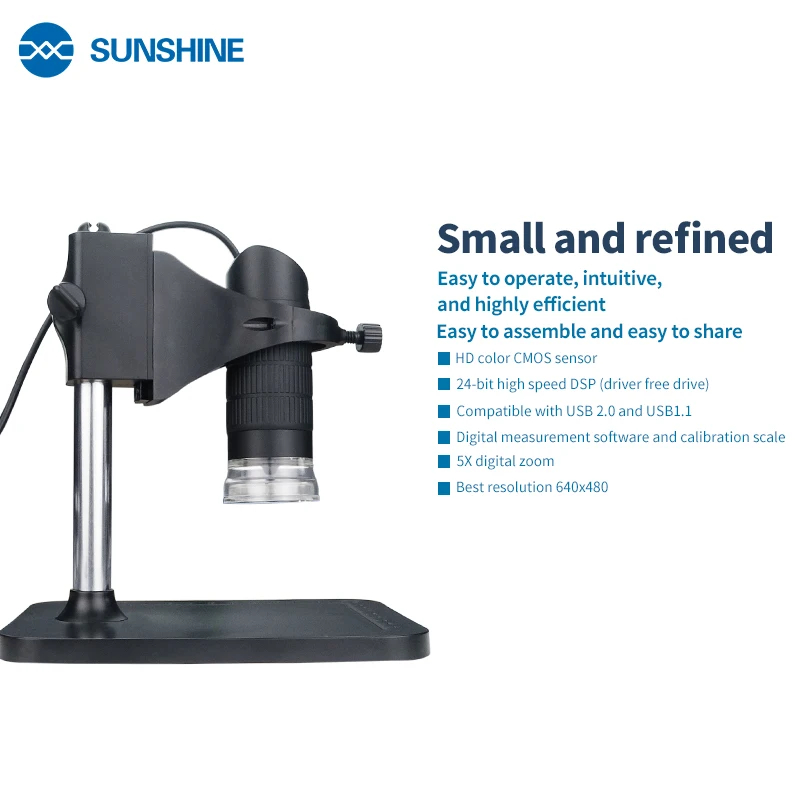 Jual Mikroscope / Micoscope Digital SUNSHINE DM-1000S Original | Shopee ...