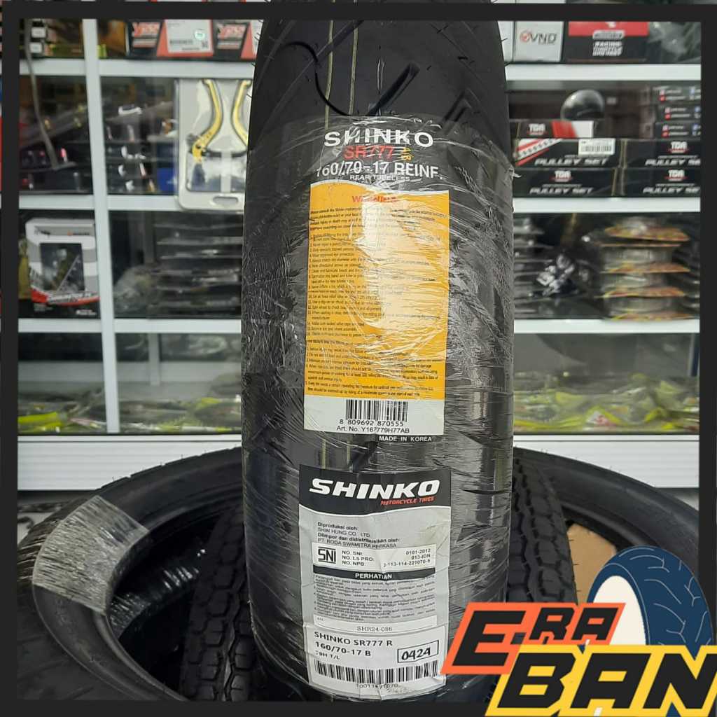 Jual BAN LUAR SHINKO SR777 R 160 70 RING 17 TUBELESS | Shopee Indonesia