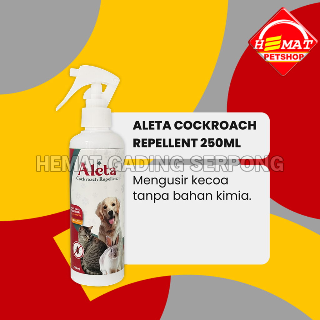 Jual Aleta Cockrroach Spray Pengusir Pembasmi Racun Kecoa Semprot 250 ...
