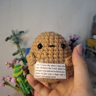 Jual Crochet Positive Potatoes | Potato keychain | Gift Idea | Crochet ...