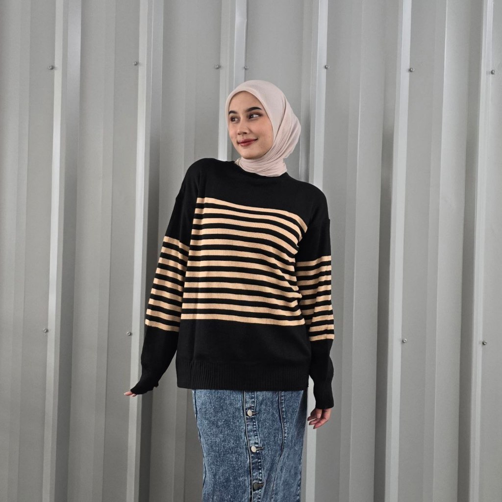 Jual Sweater Sweeter Switer Wanita Rajut Premium Korean Style Terbaru ...