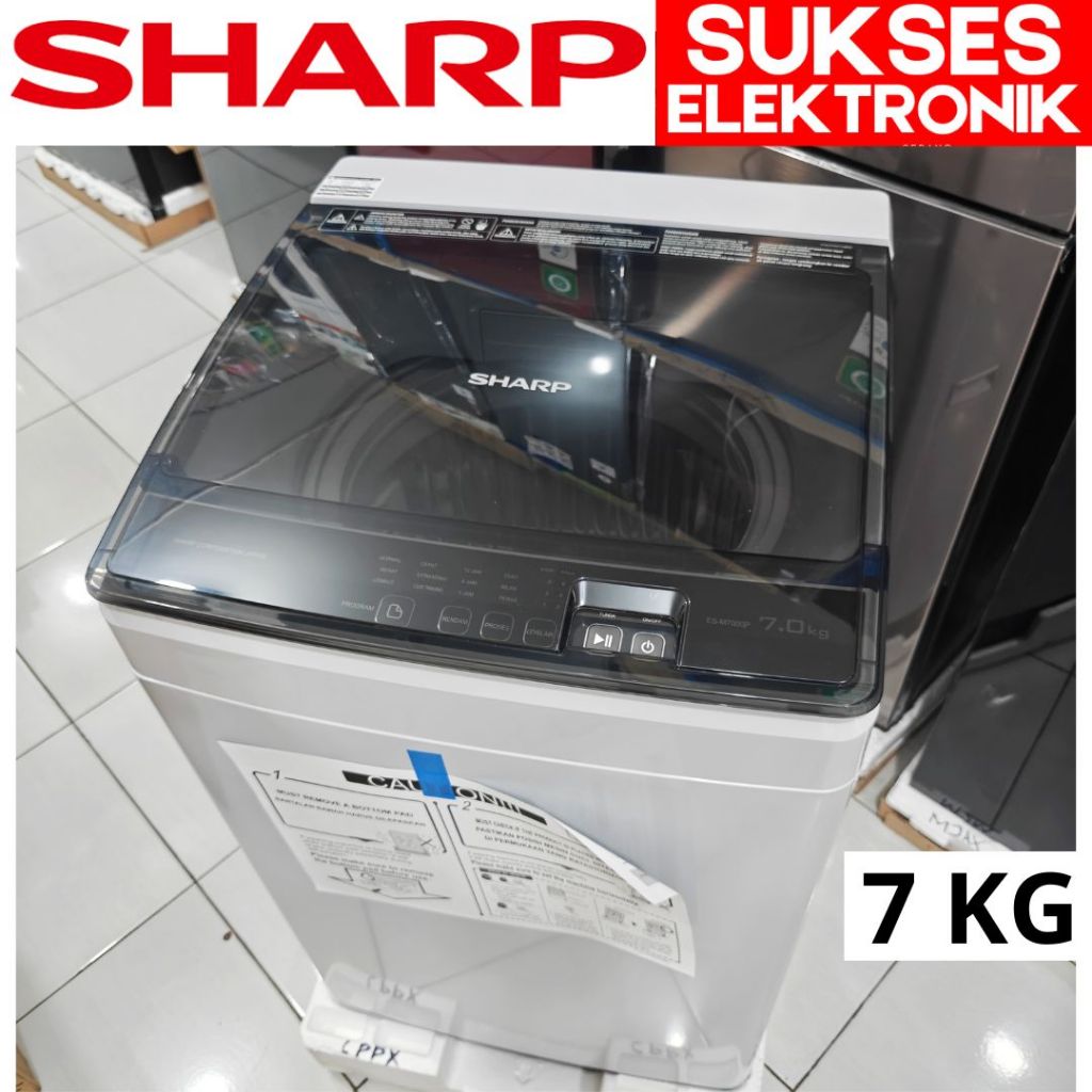 Jual MESIN CUCI 1 TABUNG SHARP 7 KG ESM-7000P / MESINCUCI OTOMATIS 7KG 7 KILO ESM 7000 P ...