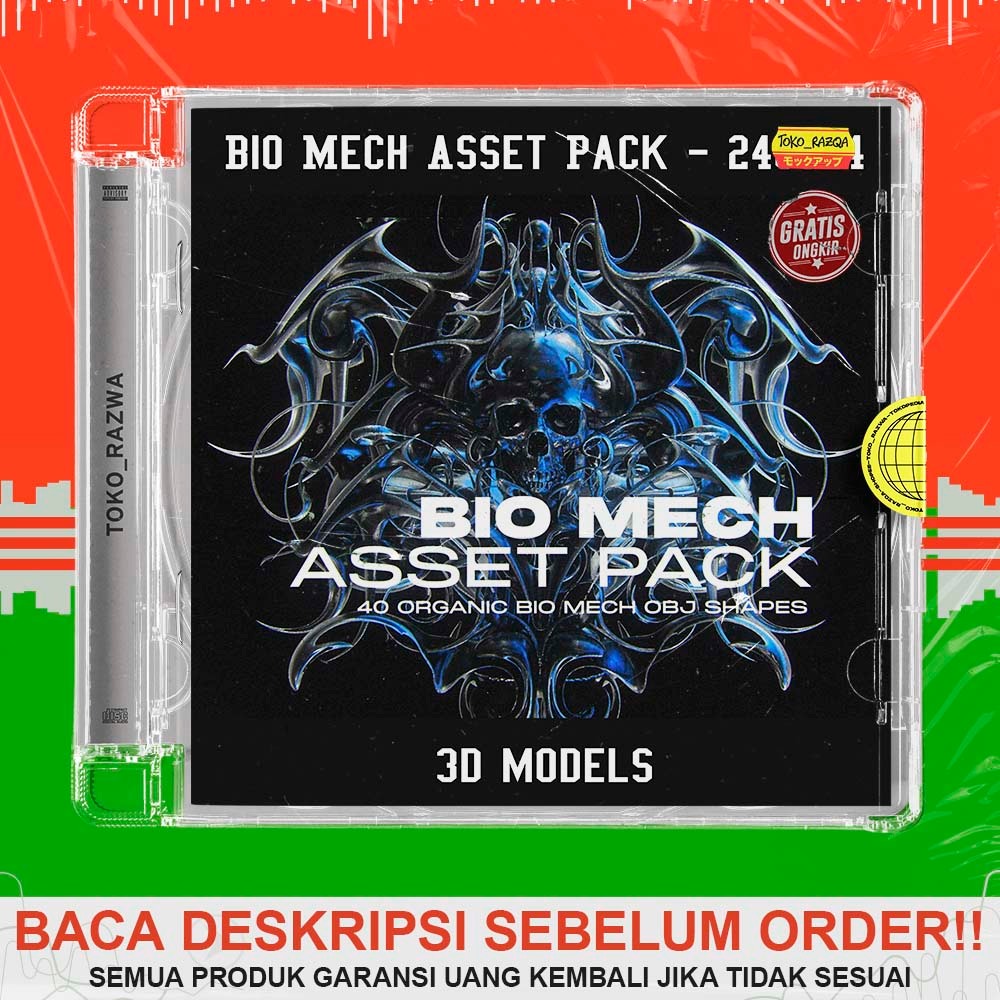Jual Blender - 3ds Max - Substance - Maya - ZBrush - Bio Mech Asset Pack - 240624 | Shopee Indonesia