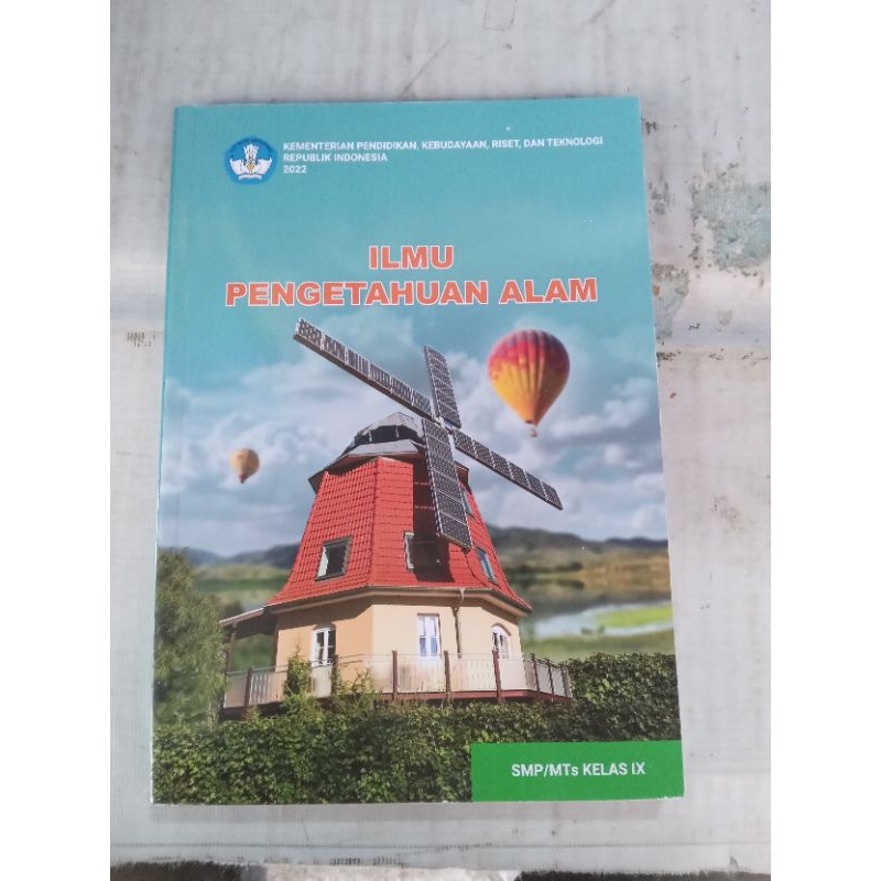 Jual Ilmu Pengetahuan alam untuk SMP / MTS Kelas IX / 9 / 3 tahun 2022 kementerian pendidikan ...