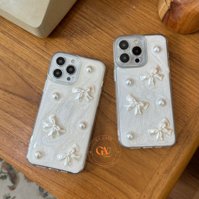 Jual Ribbon Milky White Case | Shopee Indonesia