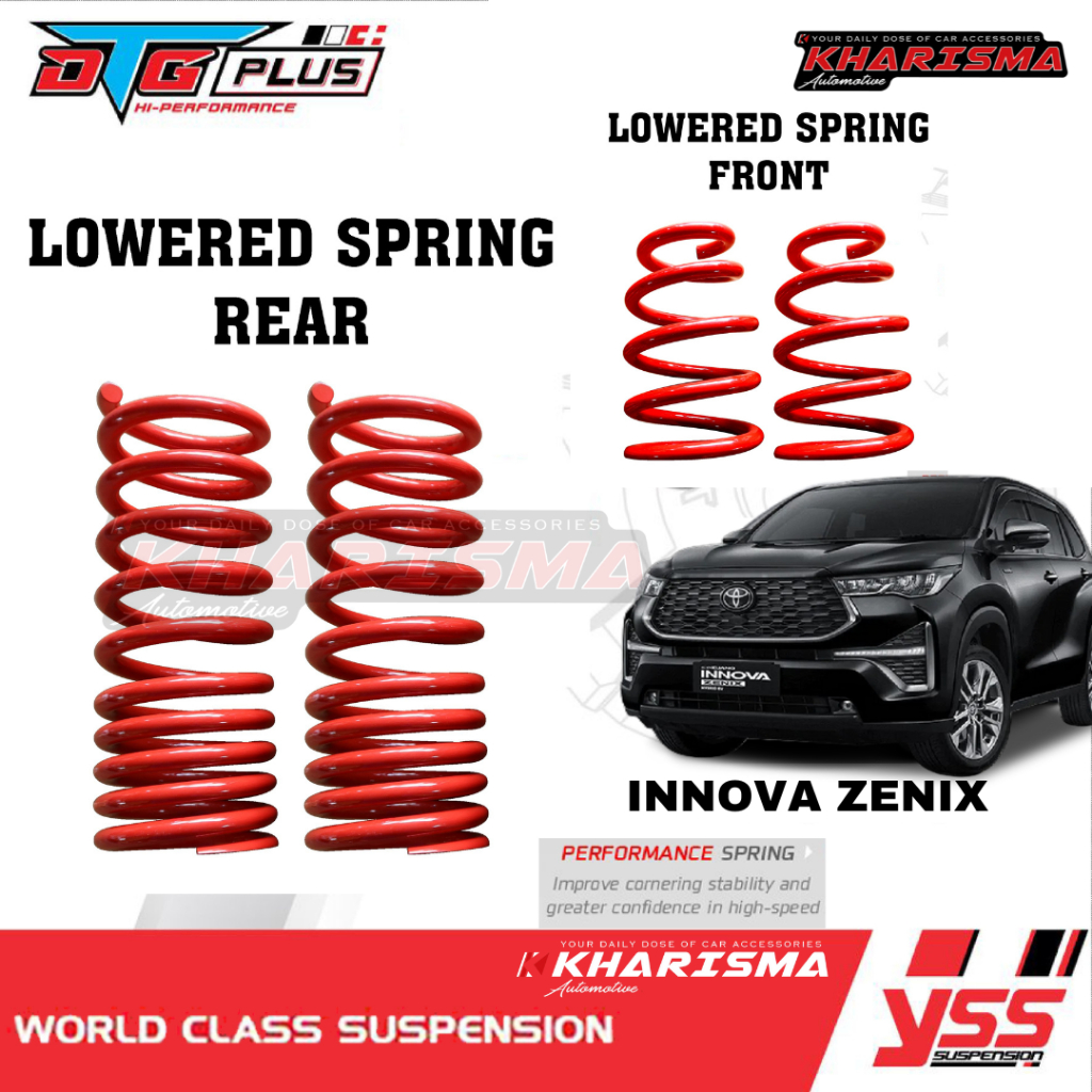 Jual YSS Thailand Lowering SPRING kit For Innova Zenix | Shopee Indonesia
