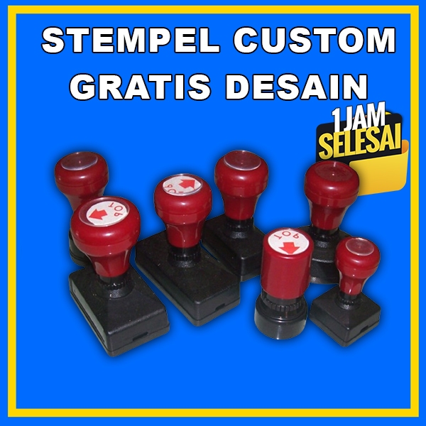 Jual STEMPEL CUSTOM 1 JAM SELESAI - STEMPEL OTOMATIS | Shopee Indonesia
