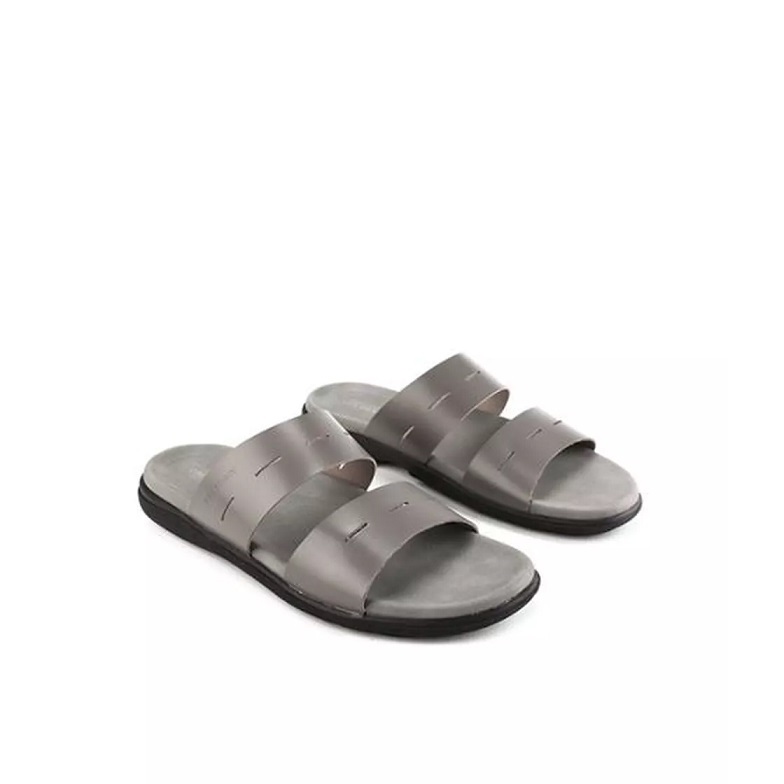 Jual OBERMAIN - Ernis Burton Men Sandals KULIT ASLI - GREY | Shopee ...