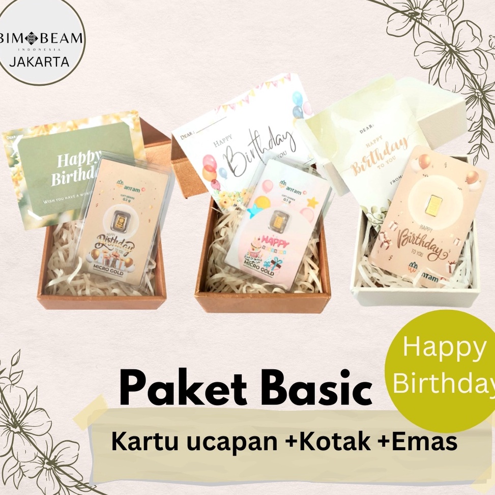 Jual KODE O8X3 Paket Basic Emas Antam 1 gr 25 gr LM Micro Gold Gift ...