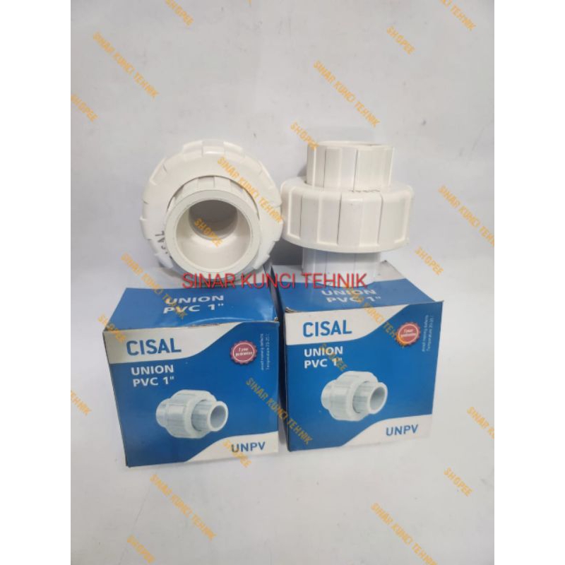 Jual Watermur PVC Polos Putih 1" inch CISAL / Watermoor Union Polos 1 ...
