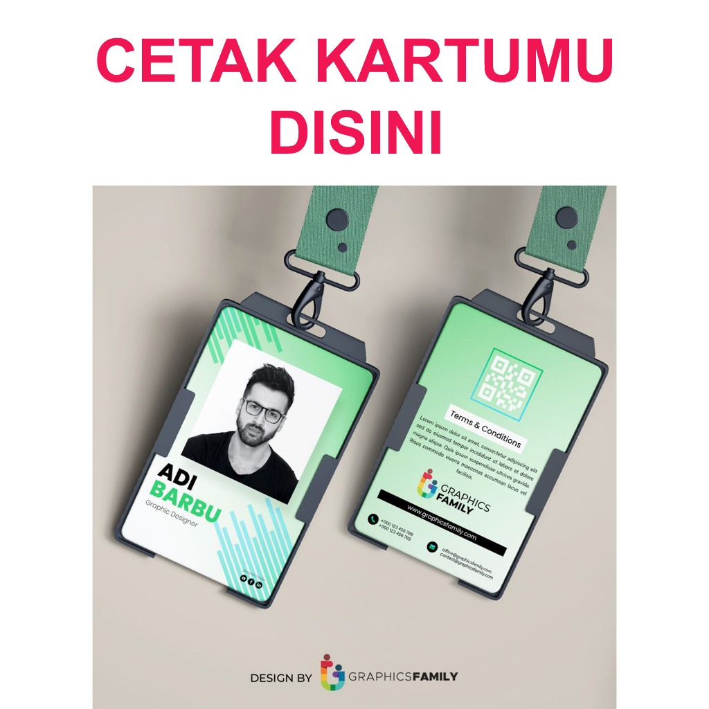 Jual Cetak Kartumu / Cetak ID CARD / Cetak Name Tag | Shopee Indonesia