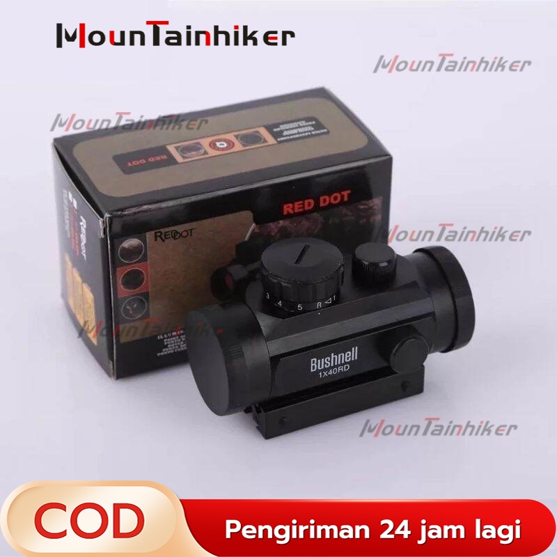 Jual Bushnell Red Dot Sight 1x40 - Green Dot Hologram dengan Body Metal ...