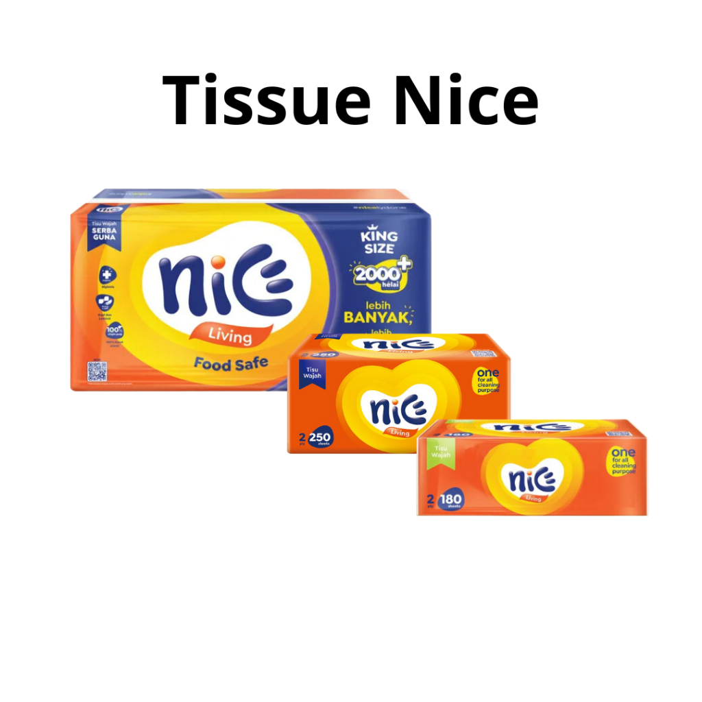 Jual HARGA GROSIR PER PACK Nice Tissue | Tissue Nice | Tisu Facial ...