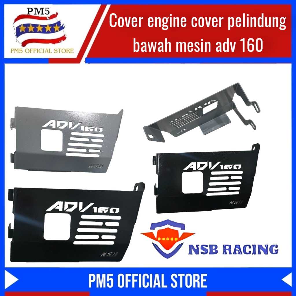 Jual Cover Engine Cover Pelindung Bawah Mesin Honda Adv 160 pm5 ...