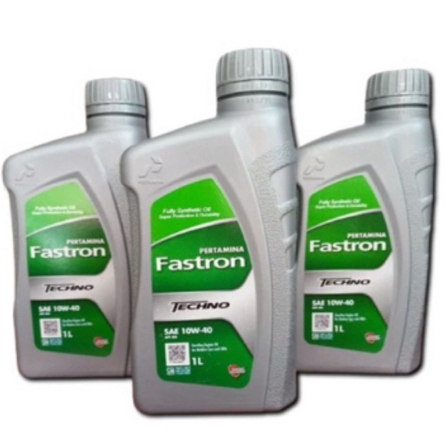 Jual Oli Fastron Techno 1 Liter 10W-40 Oli Pertamina Fastron 1000ml ...