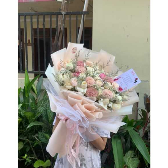 Jual BEINS - BOUQUET BUNGA MAWAR IMPORT / GOMPY | Shopee Indonesia