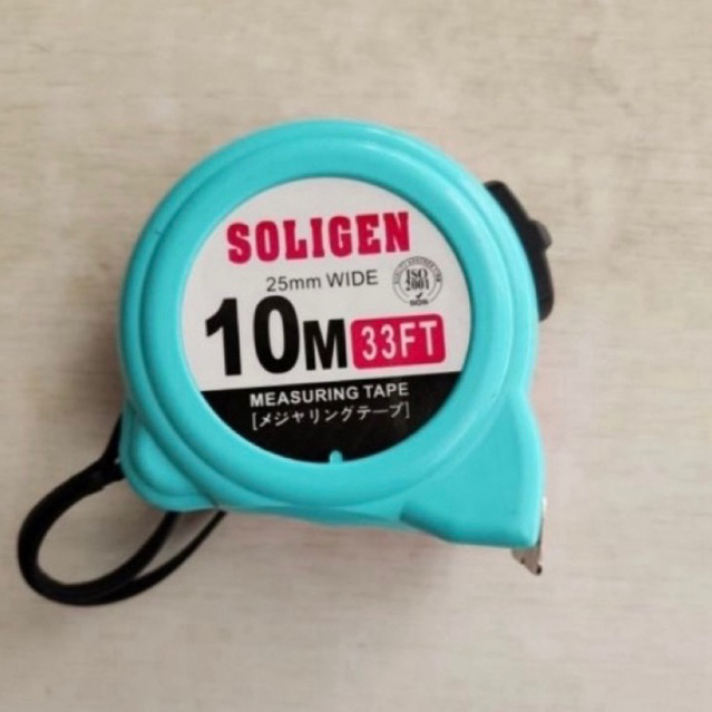 Jual Meteran Bangunan Roll Soligen 10M| Alat Ukur Rol Measuring Tape ...