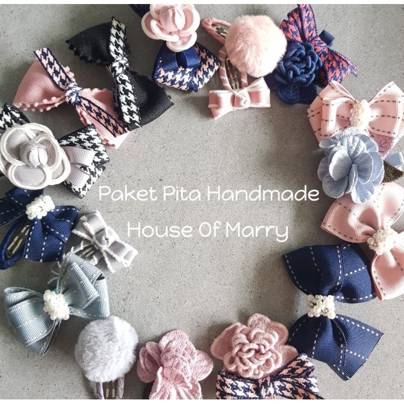 Jual PAKET PITA HANDMADE PREMIUM (sudah termsk jepit) | Shopee Indonesia