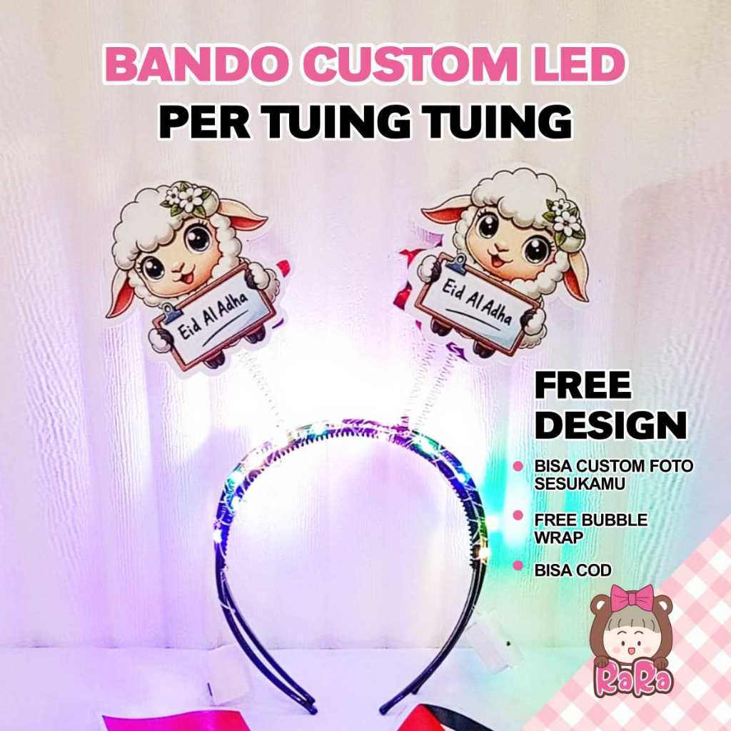 Jual BANDO CUSTOM LED PER TUING TUING CUSTOM MUKA, TULISAN KADO WISUDA ...