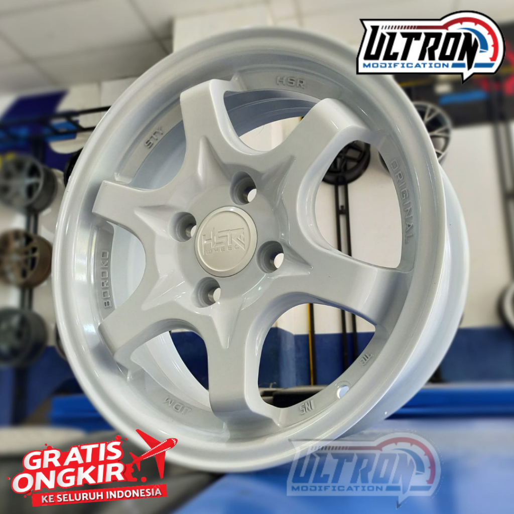 Jual Velg Mobil Brio Calya Karimun model Palang Ring 14 HSR Original ...