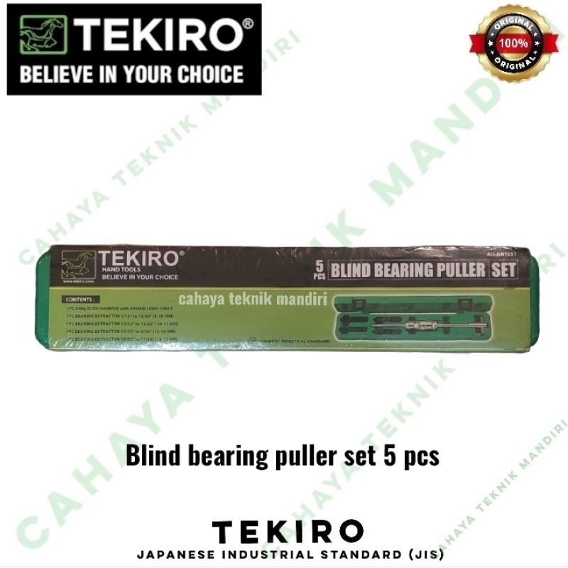 Jual TEKIRO AU-BB1851 treker as roda motor / blind bearing puller set 5 ...