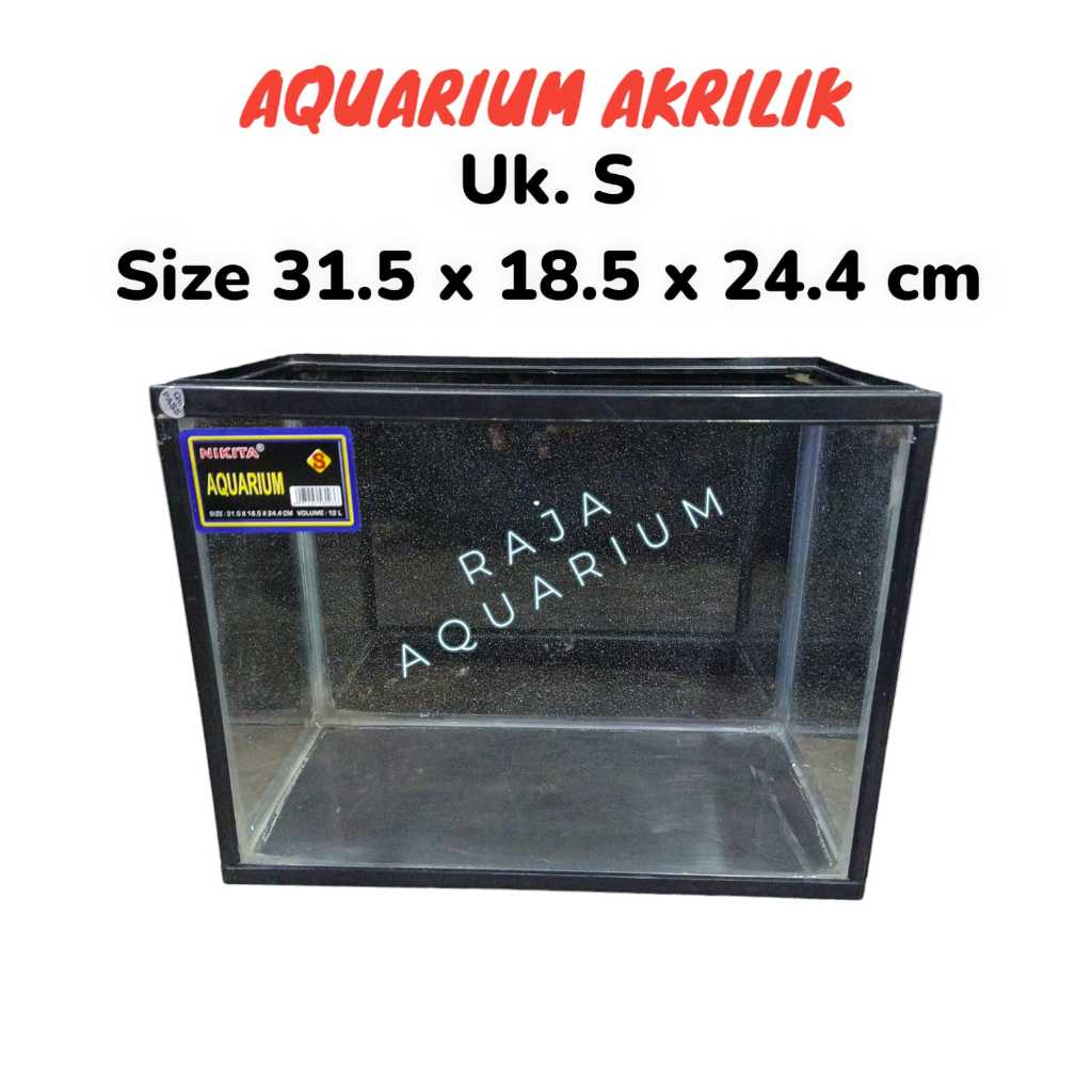Jual AKUARIUM AQUARIUM NIKITA / GLASS WATER TANK / AQUARIUM TRISET (GOJEK/GRAB/SHOPEE INSTAN ...