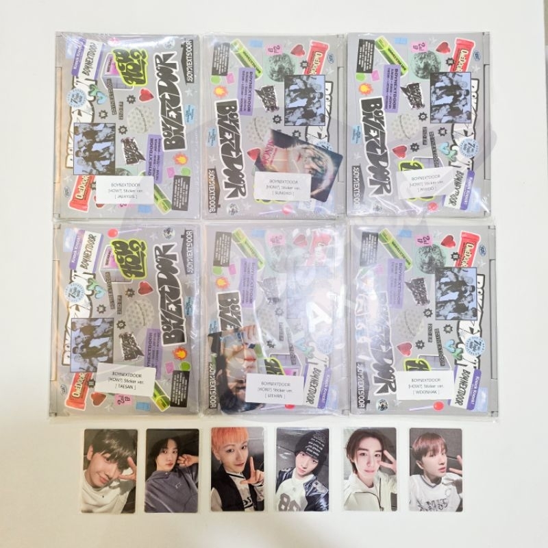 Jual [READY STOCK] BOYNEXTDOOR Album HOW Sticker version Kpopmerch Benefit PC Photocard | Shopee ...