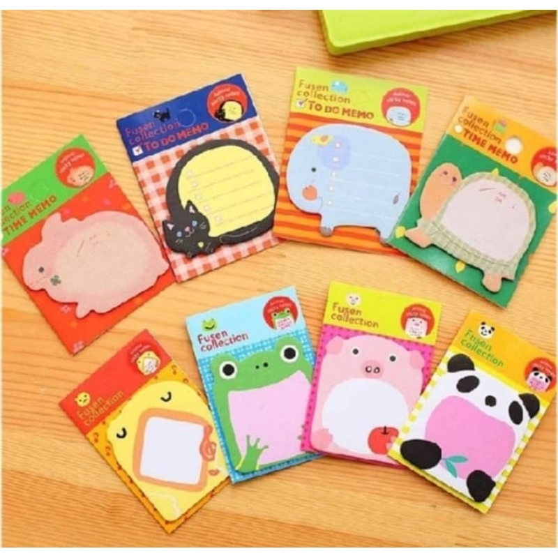 Jual Stiker Note Karakter Cute Kertas Catatan Animal Memo Stiky Notes ...