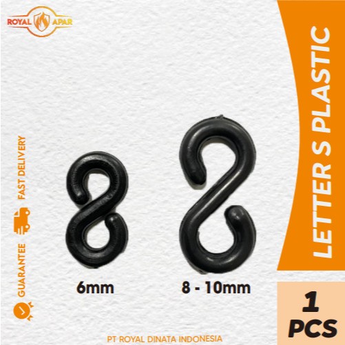Jual Letter S Plastic Chain / Pengait Rantai Plastik / Plastic Hook ...