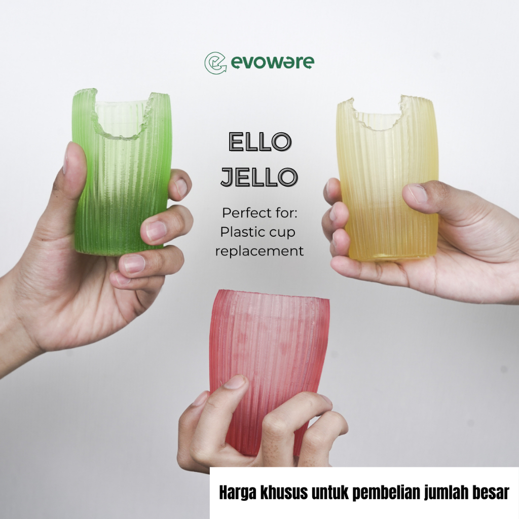 Jual Ello Jello Cups (Gelas Jeli Bisa Dimakan / Pengganti Plastik Cup) | Shopee Indonesia