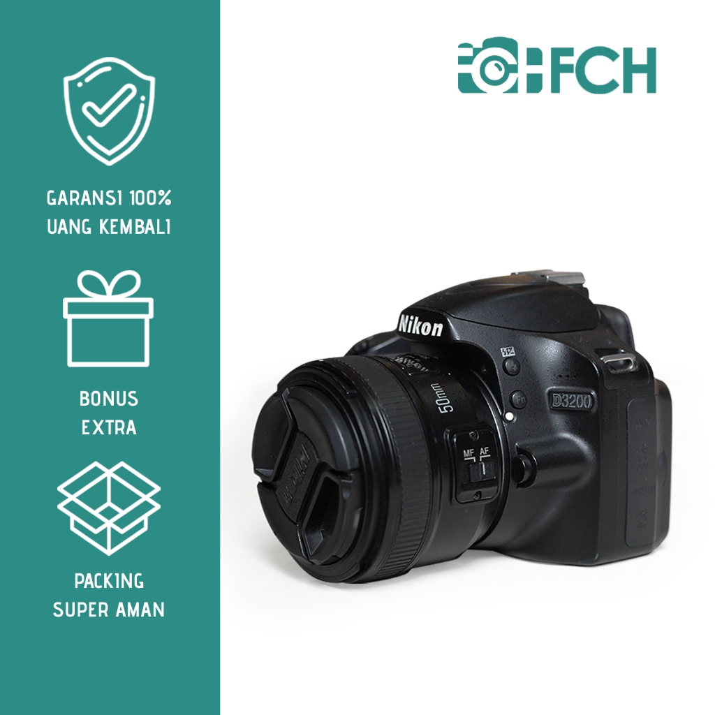 Jual [PAKET BOKEH] NIKON D3200 LENSA FIX BOKEH JUARA SIAP JEPRET | Shopee Indonesia