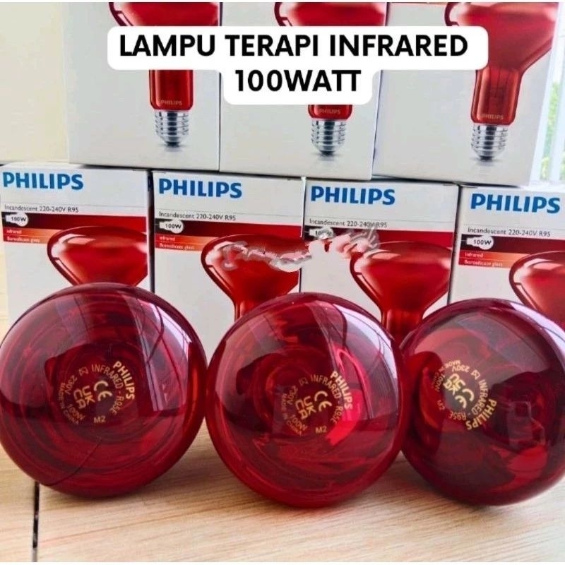 Jual LAMPU INFRARED PHILIPS 100 WATT | Shopee Indonesia