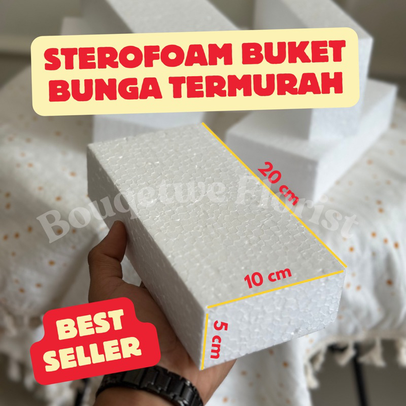 Jual Paket 10 pcs Styrofoam gratis 2 berlaku kelipatan Sterofoam Flower ...