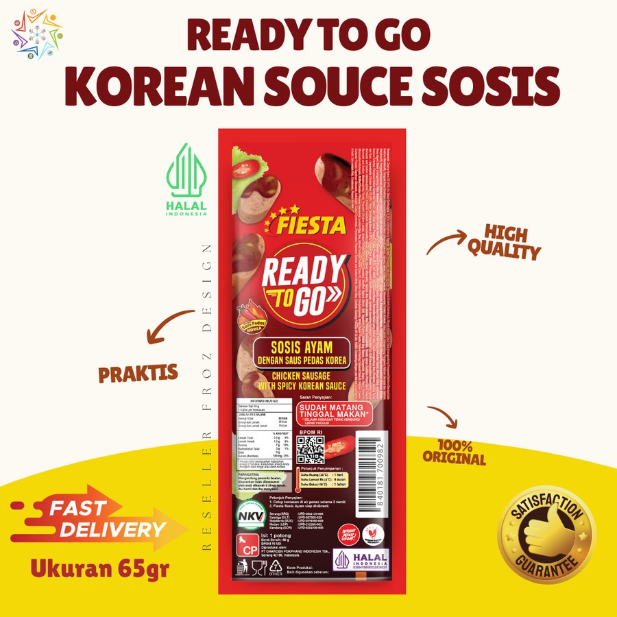 Jual FIESTA READY TO GO SOSIS SAUS KOREA | SOSIS MATANG SAUS KOREA ...