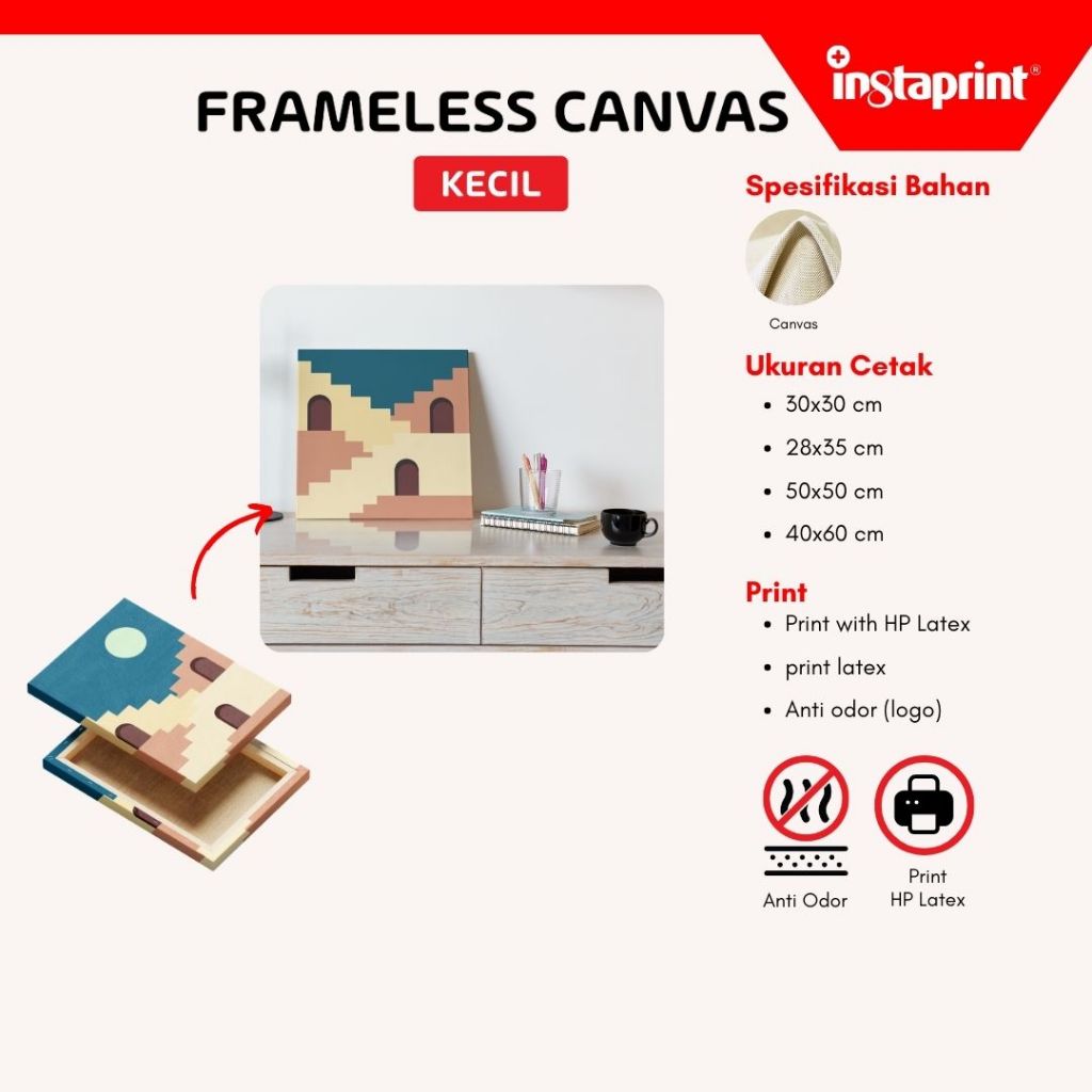 Jual Frameless Canvas kecil,frame rumah murah,frame anime,frame bebas ...