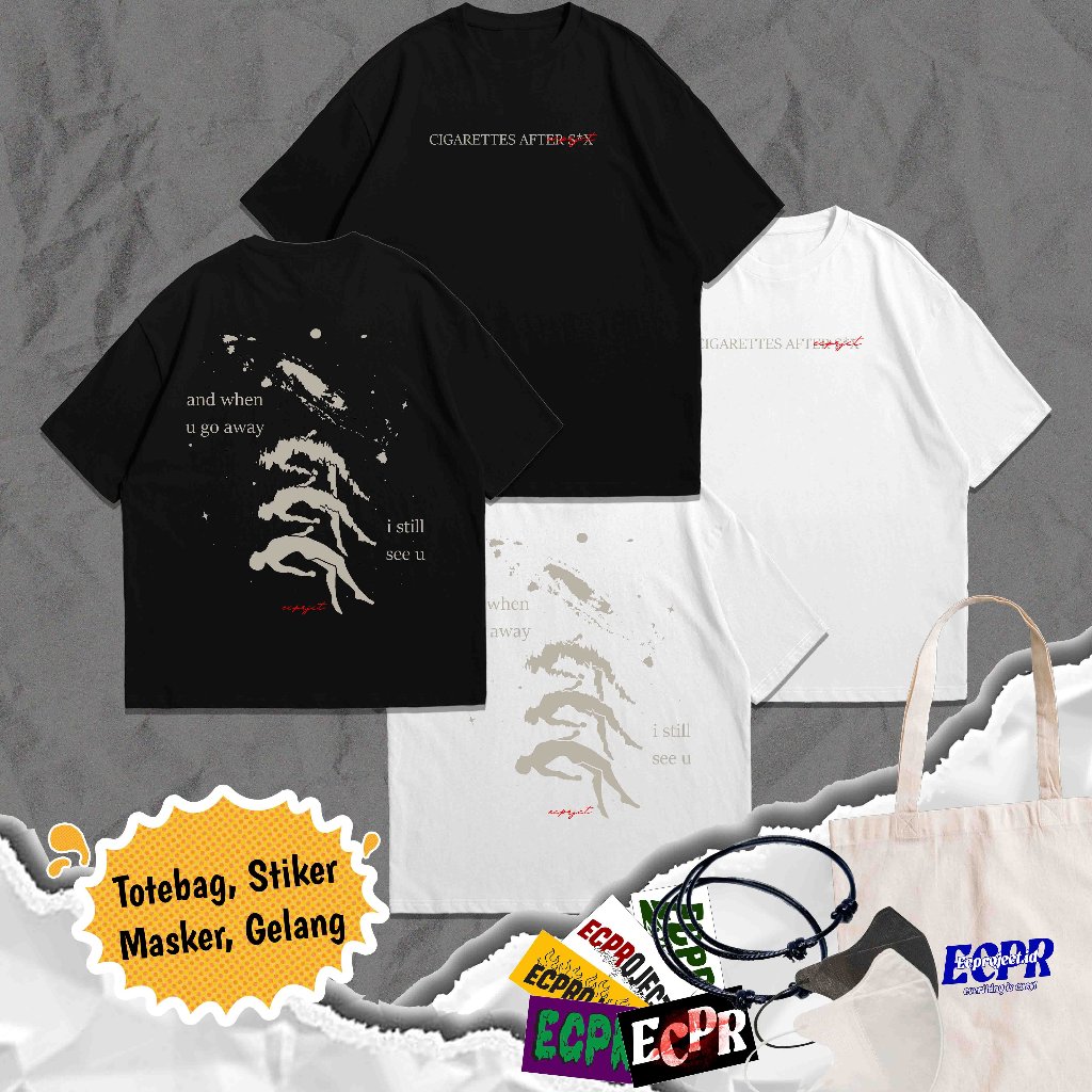 Jual [AESTHETIC VERSION] KAOS SUNSETZ CAS WHEN U GO AWAY I STILL SEE U ...