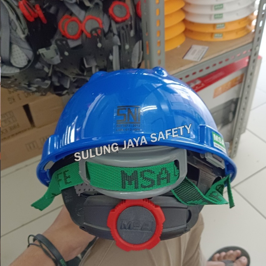 Jual Helm Safety MSA Full Set Plus Fastrack / Helm Kerja Proyek Warna ...