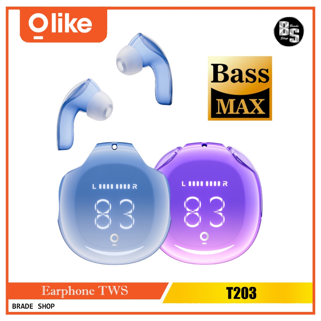 Jual Olike TWS Earphone Bluetooth T203 Mix 30H Playtime Bubble Gum ...