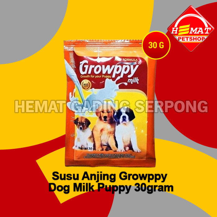 Jual Growppy Dog Milk 30 Gram / Dog Milk Sachet 30 gram susu anjing | Shopee Indonesia