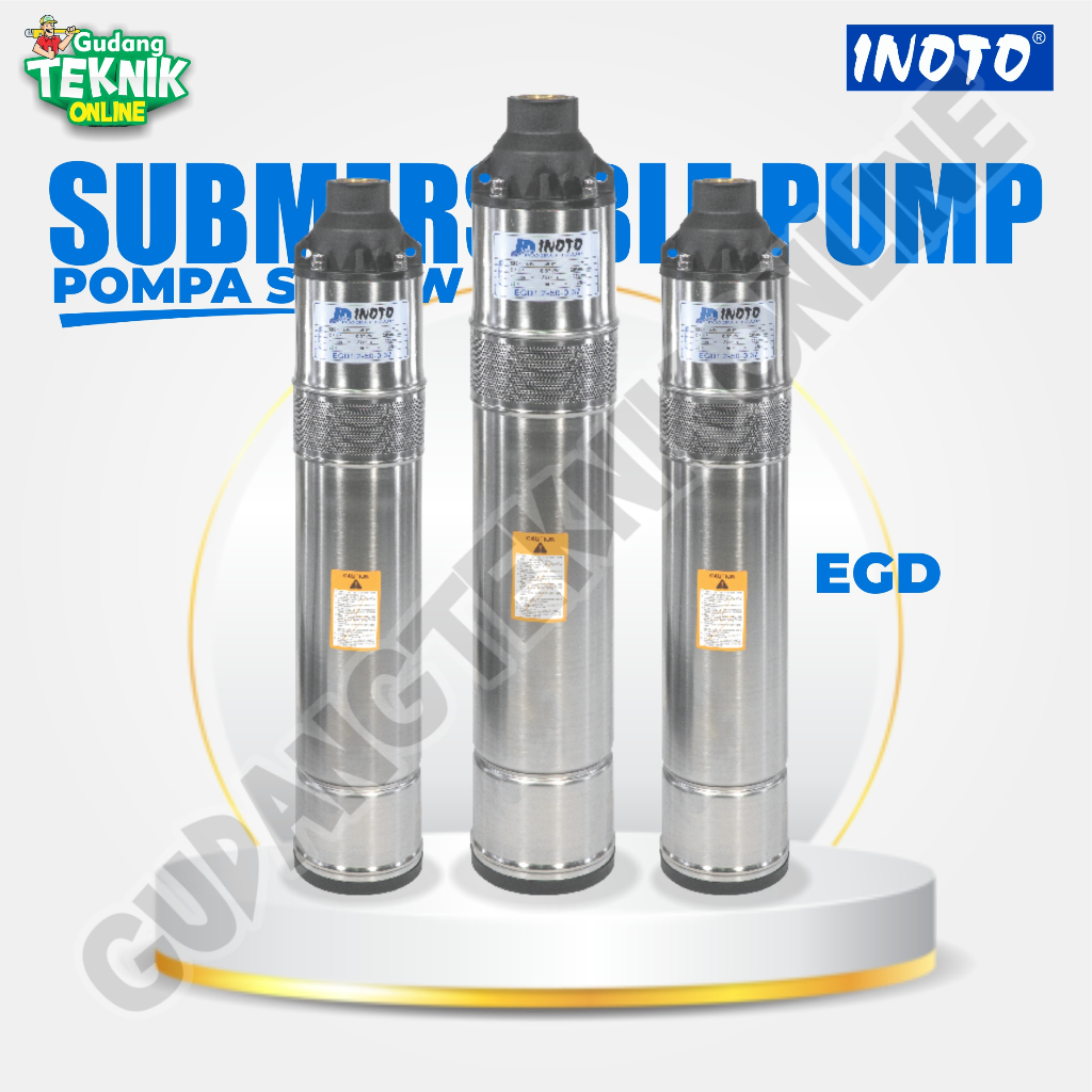 Jual Pompa Air Celub Satelit SCREW INOTO EGD1.2-50-0.37 0,5HP EGD1.8-50 ...