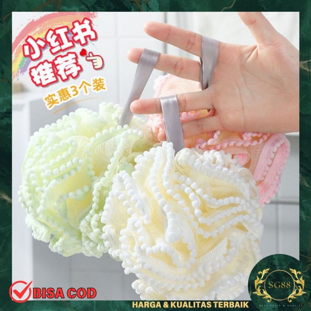 Jual Sponge Mandi Besar / Shower Puff / Sponge Busa Bagus /Spons Mandi ...
