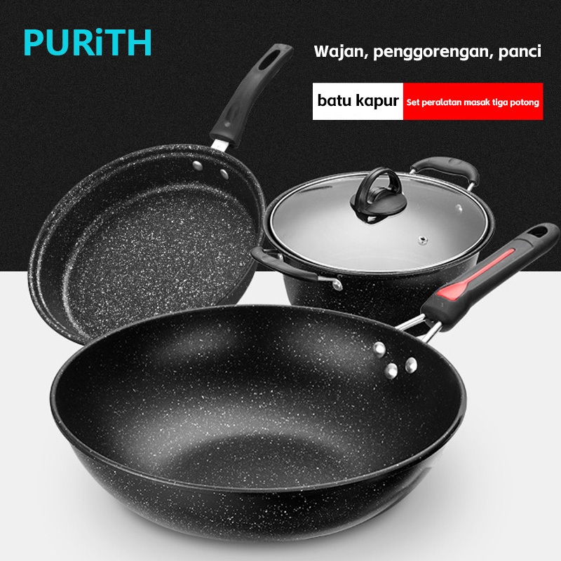 Jual Peralatan masak berkualitas tinggi Set peralatan masak anti ...