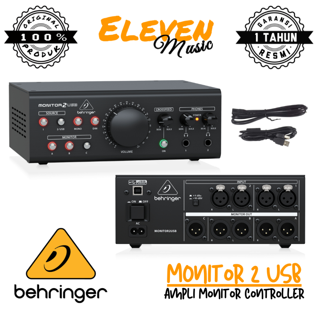 Jual Behringer MONITOR 2 USB Monitor Controller Original Monitor2 USB ...