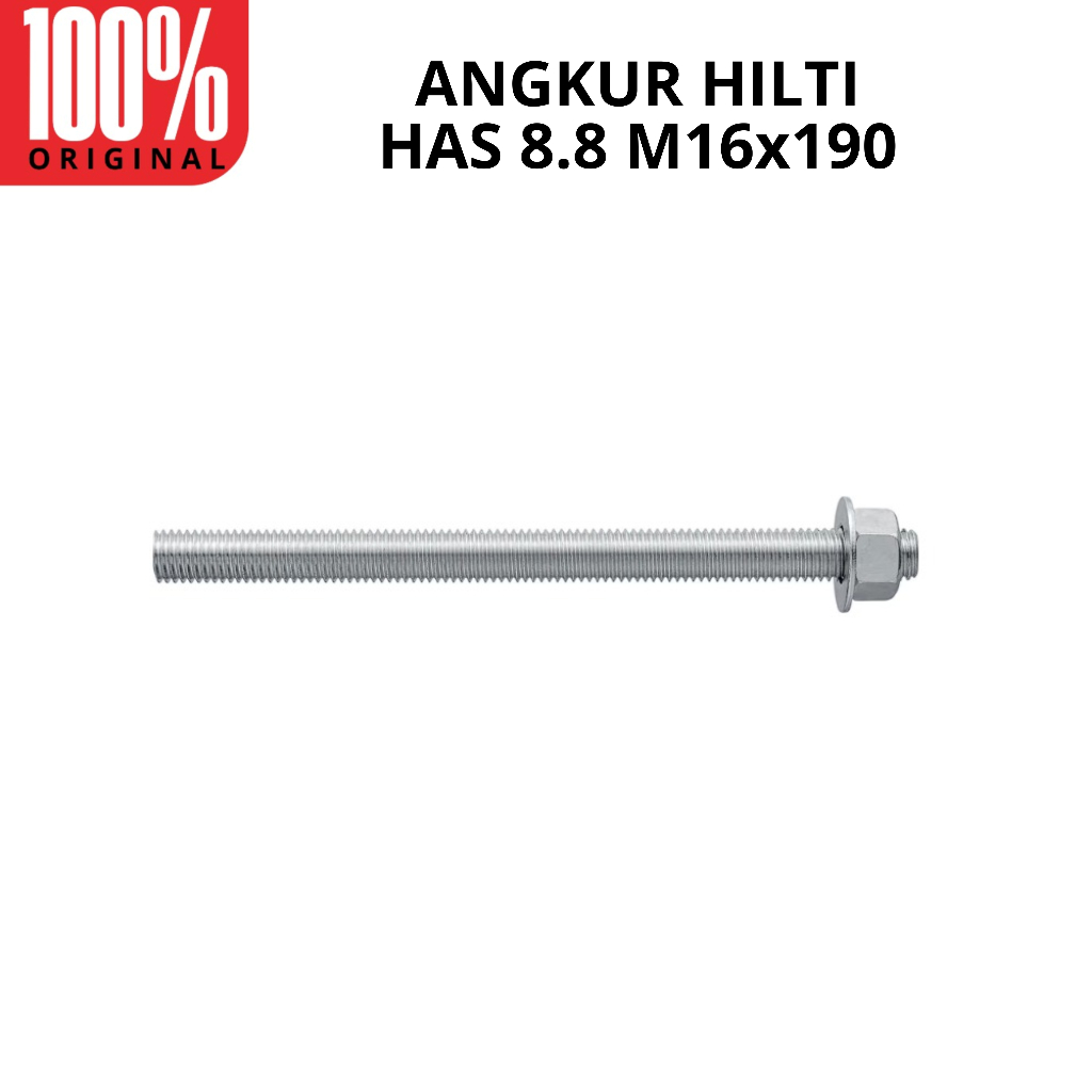 Jual Angkur HILTI HAS 8.8 M16x190 | Shopee Indonesia