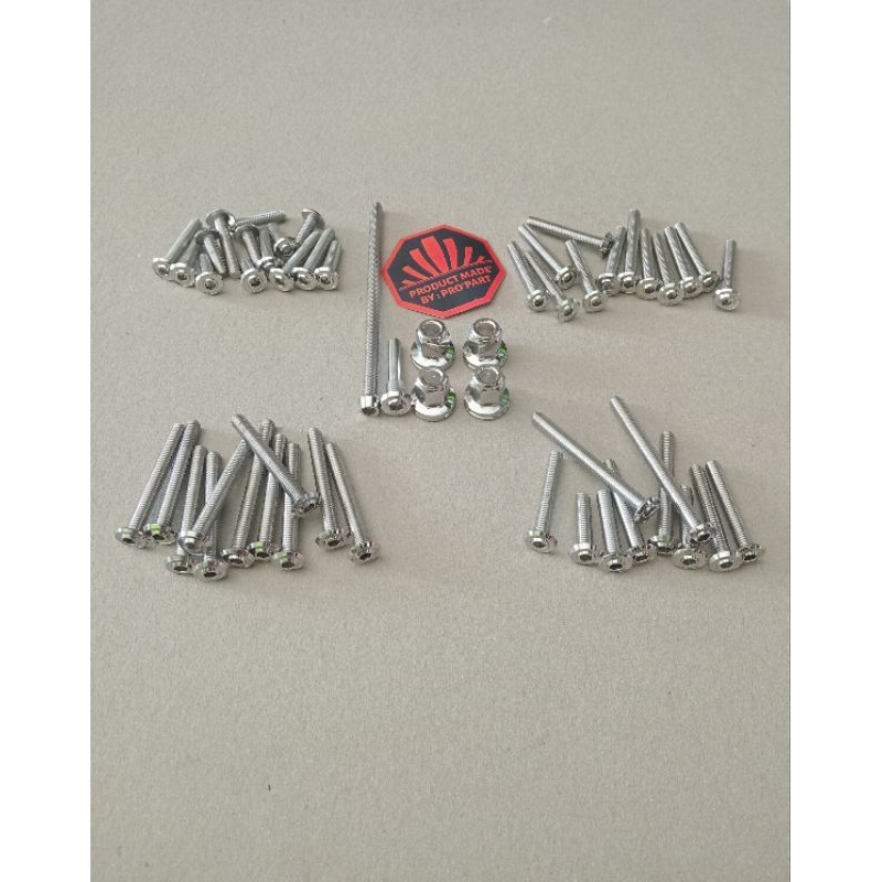 Jual BAUT L SLIM FULL MESIN CB GL MP TIGER BAUT STAINLESS SLIM FULL MESIN PRO PART | Shopee ...